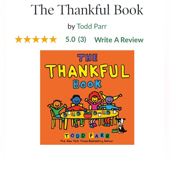 Other | The Thankful Book By Todd Parr New | Poshmark